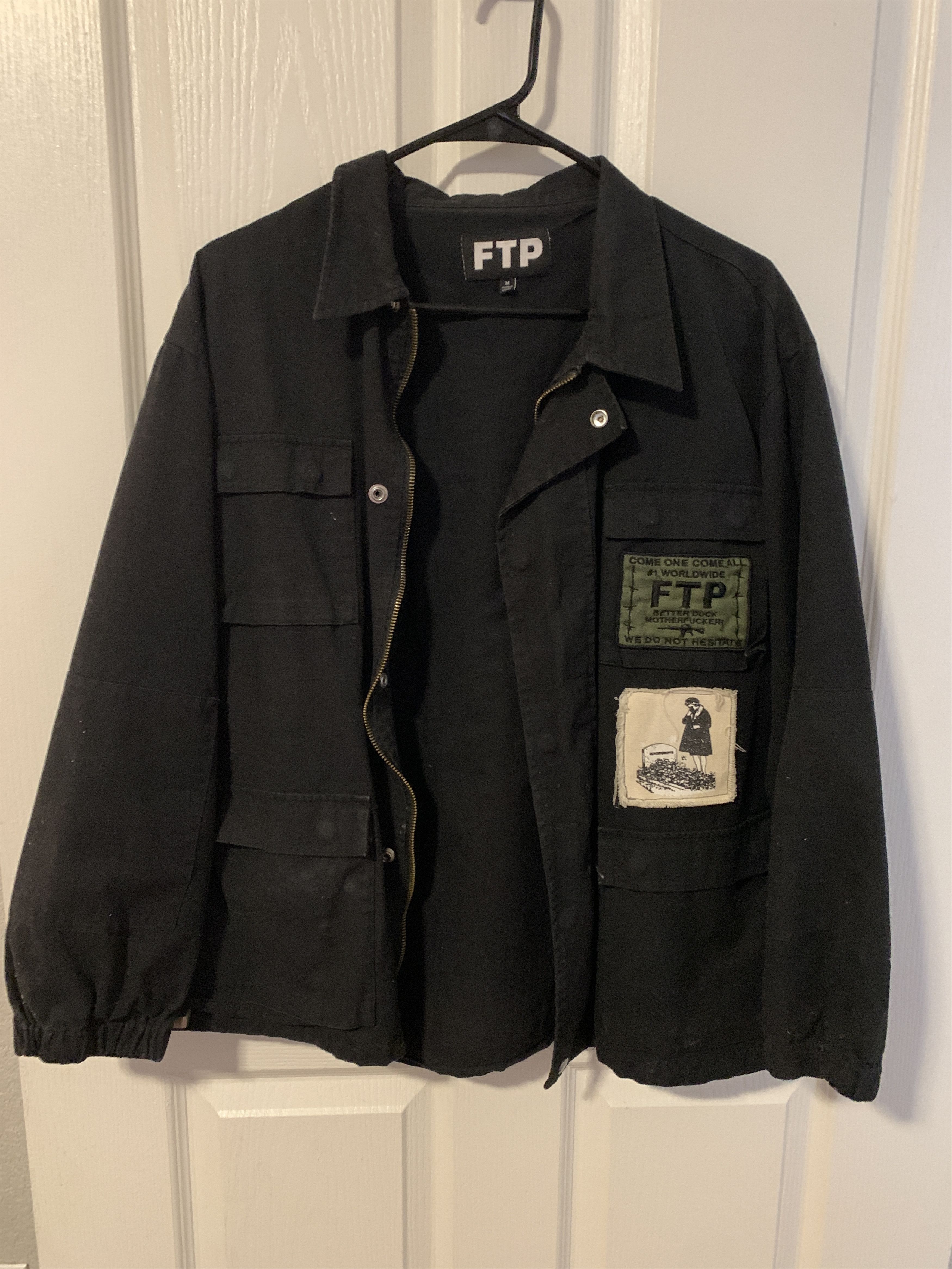 Fuck The Population FTP Work Jacket | Grailed