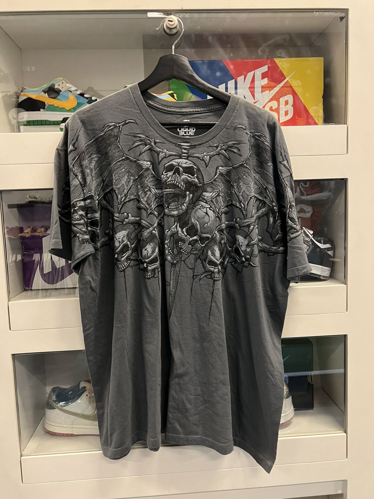 Liquid Blue Liquid Blue Skulls Tshirt | Grailed