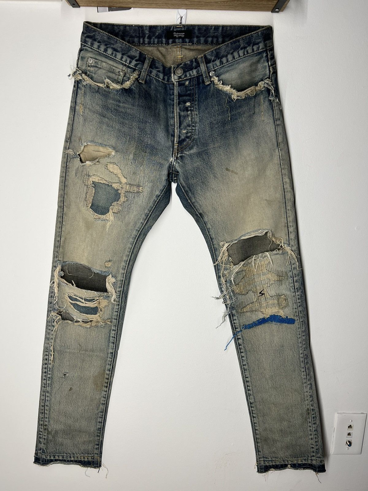 Undercover Undercover 68 Blue Yarn Denim Size 2 | Grailed