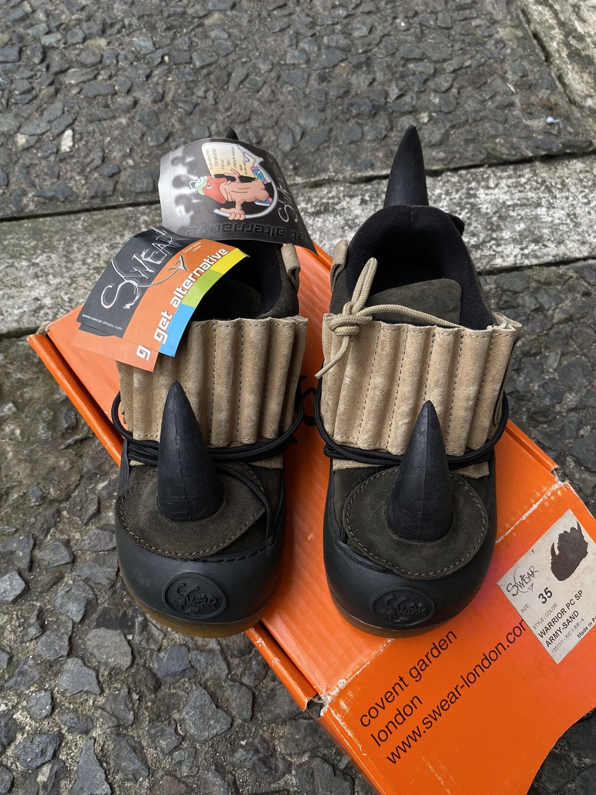 SWEAR London (Rare) SWEAR London - Rhino Horn Warrior Sneakers | Grailed