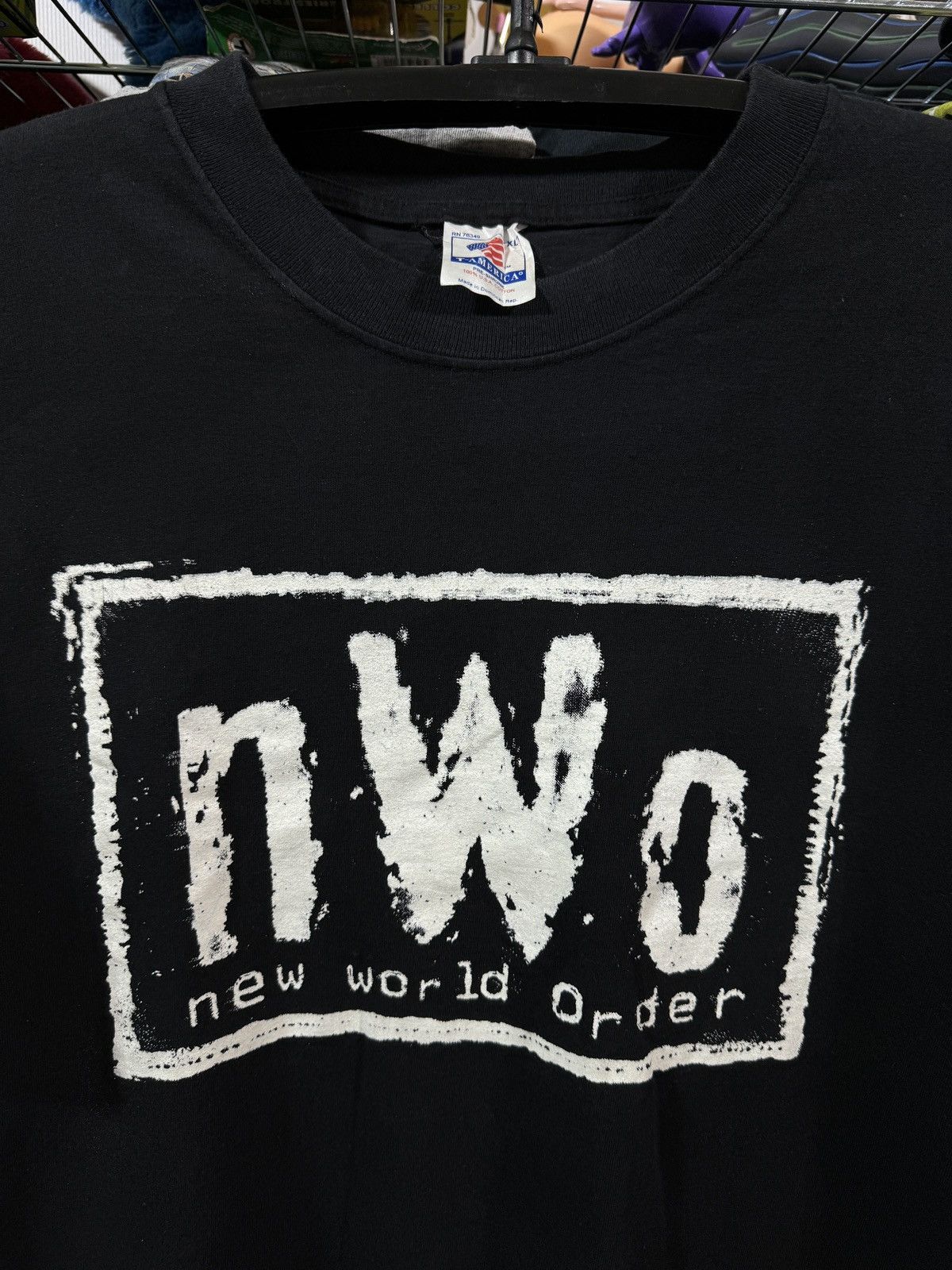 Vintage 90s NWO Logo New world order Wrestling wcw tee raw smackdown ...