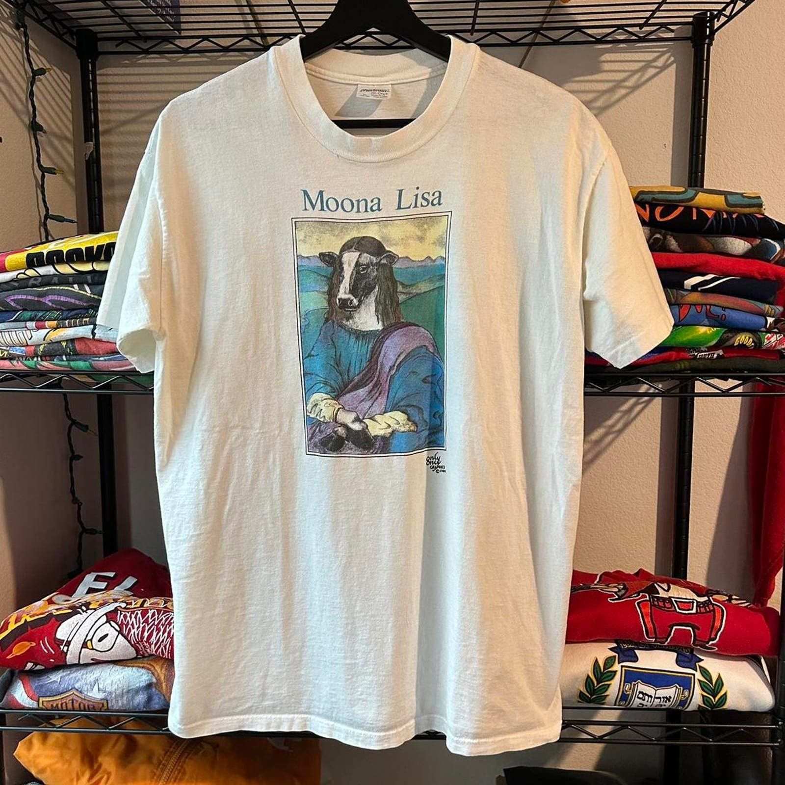 Other Vintage 1980s moona lisa art | Grailed