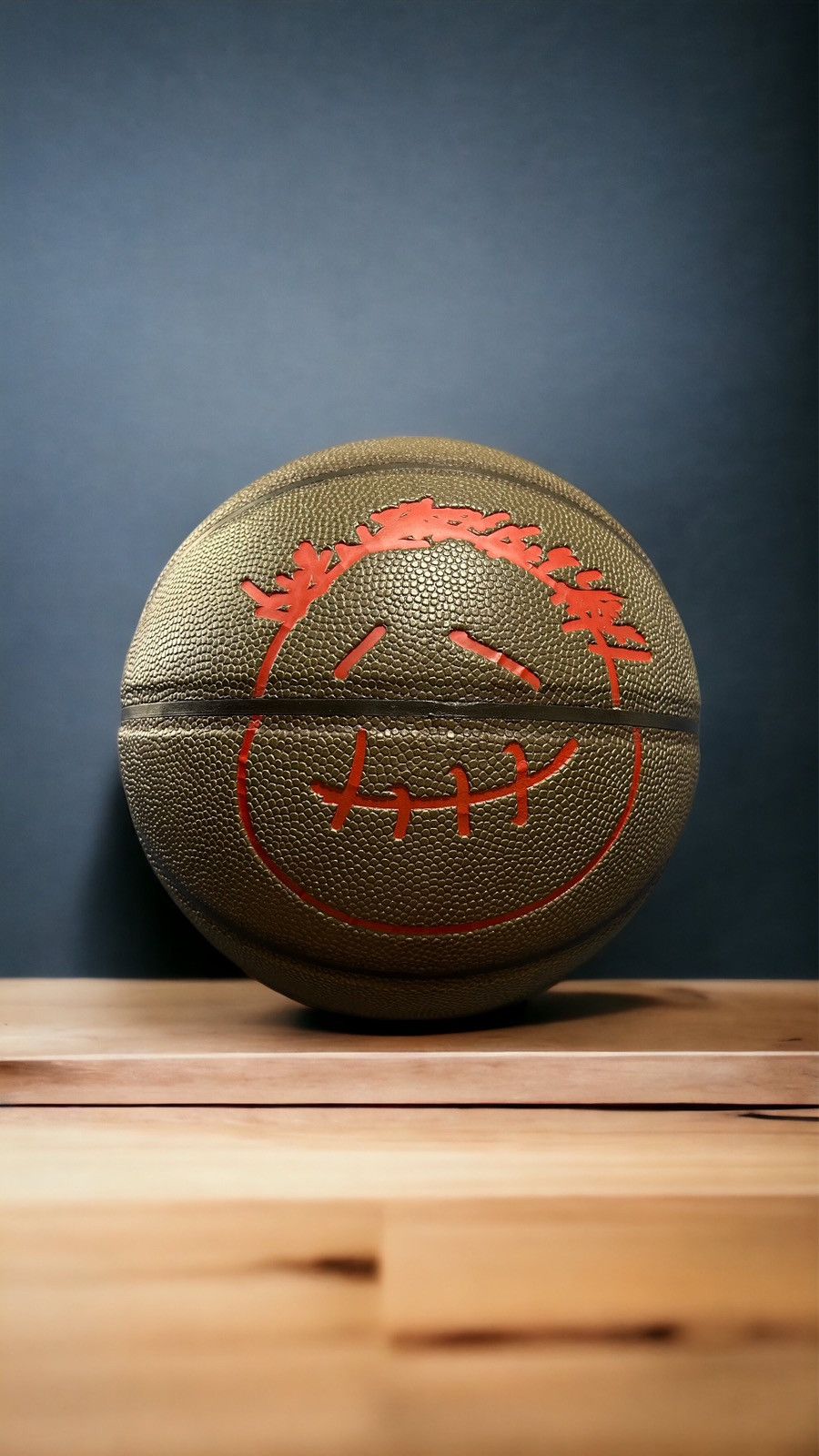 Travis Scott Astroworld Olive Green Sample Basketball | Grailed