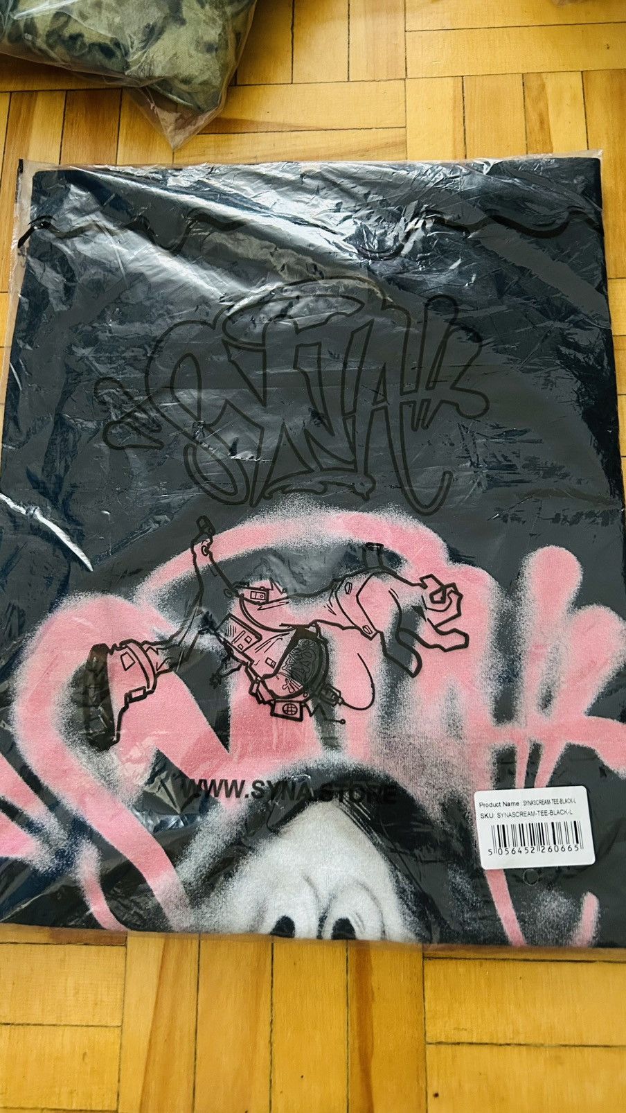 Designer × Streetwear × Trapstar London SYNA World SCREAM T-shirt BLACK ...