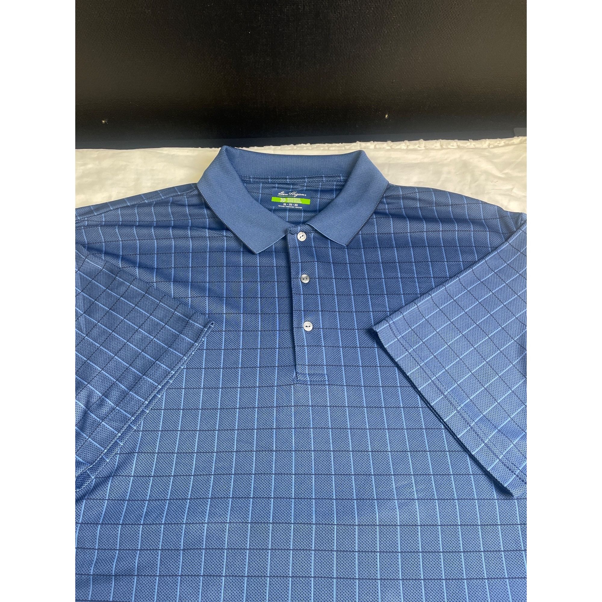 Other Ben Hogan Men’s Dark Blue Checkered Golf/ Polo Short Sleeve | Grailed