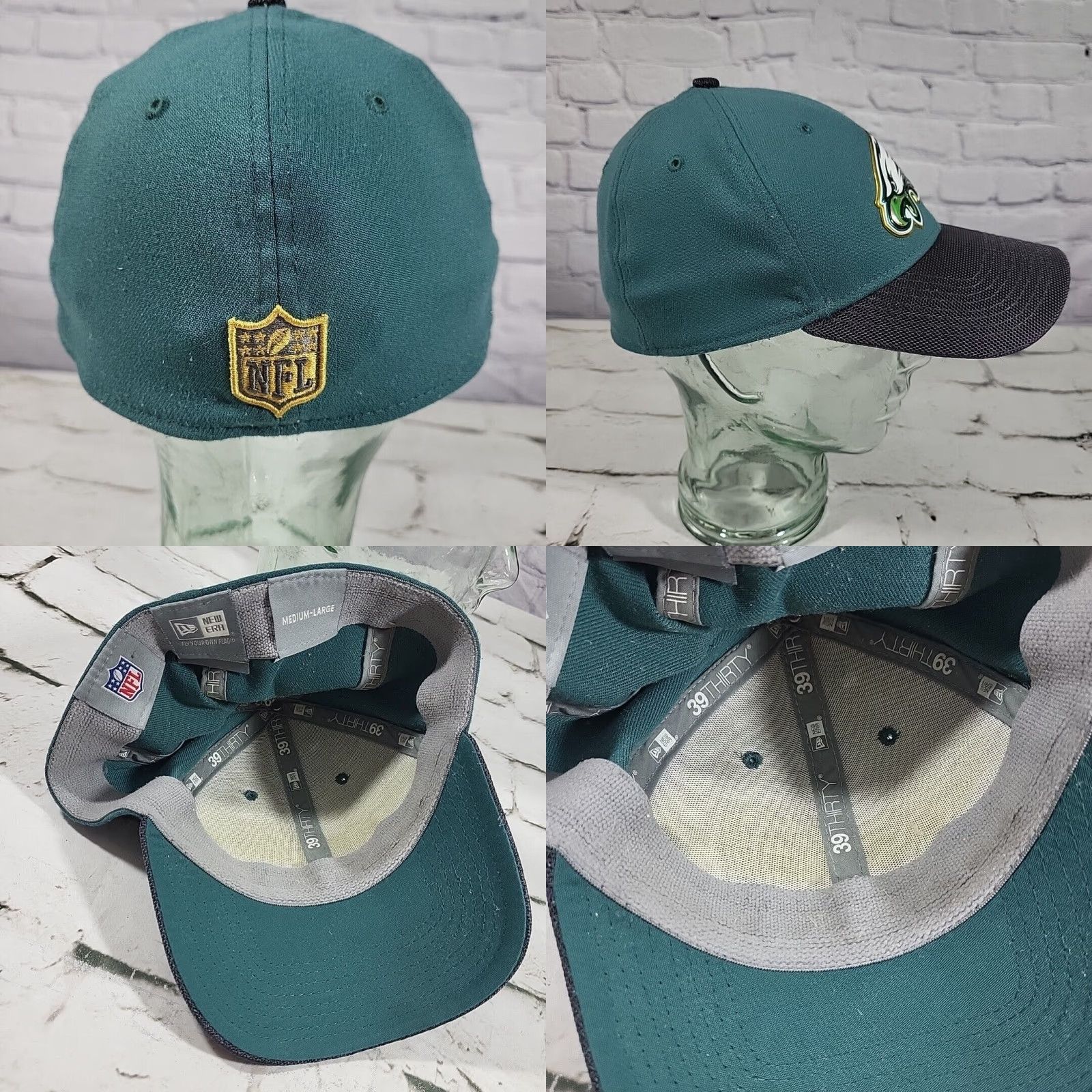 NFL Philadelphia Eagles Authentic Team Logo Cap with Fitted Design for ...