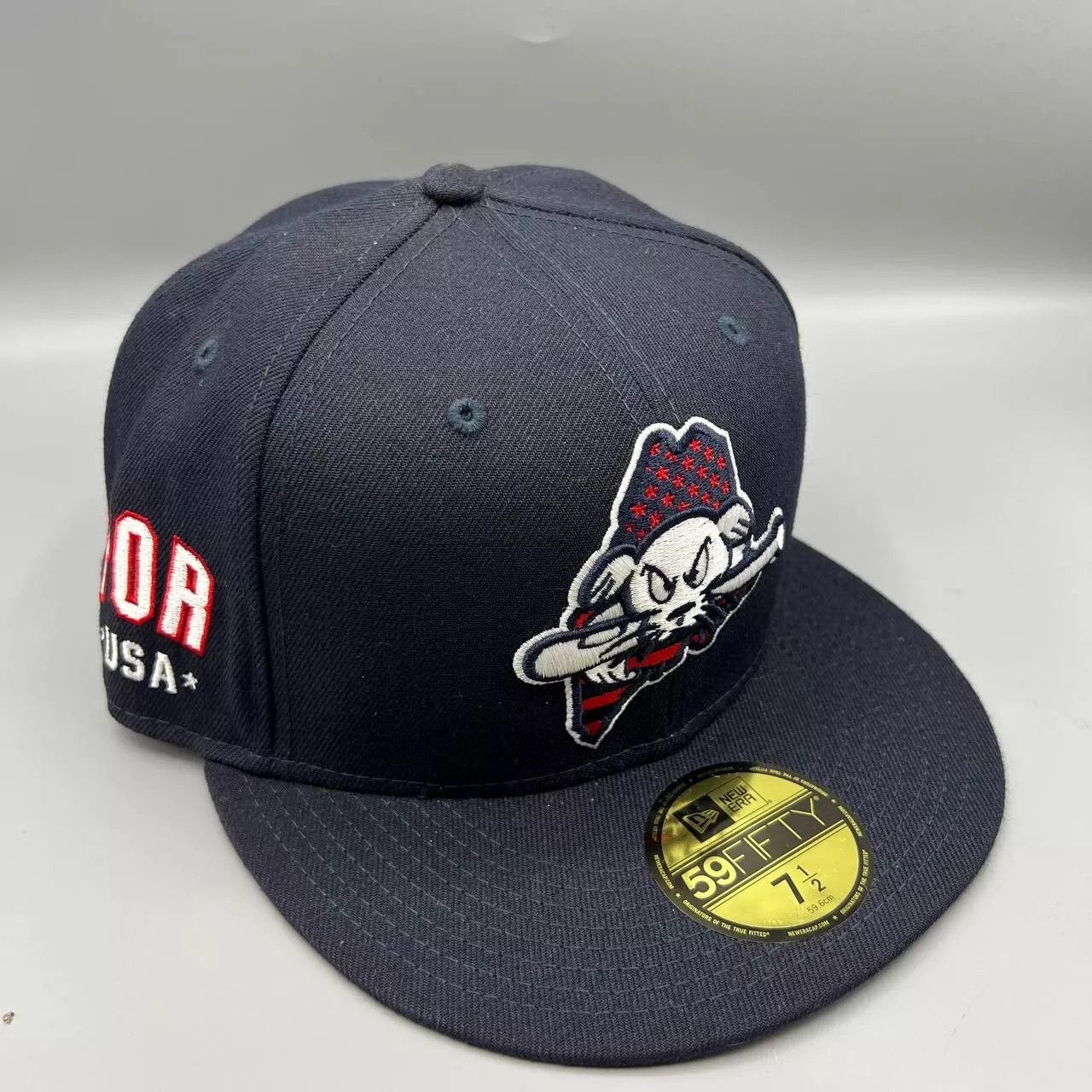 New Era Portland Sea Dogs Hat Men 7 1/2 Black MiLB Fitted Cap New | Grailed