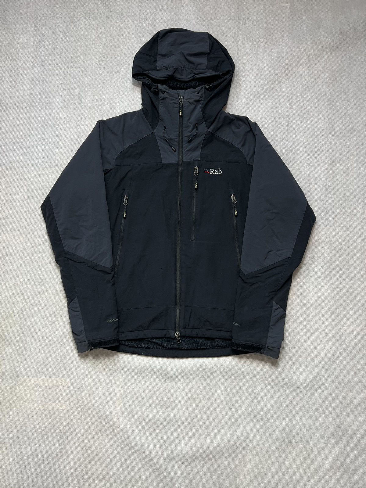 Outdoor Life Jacket RAB outdoor zipped retractable hood | Grailed