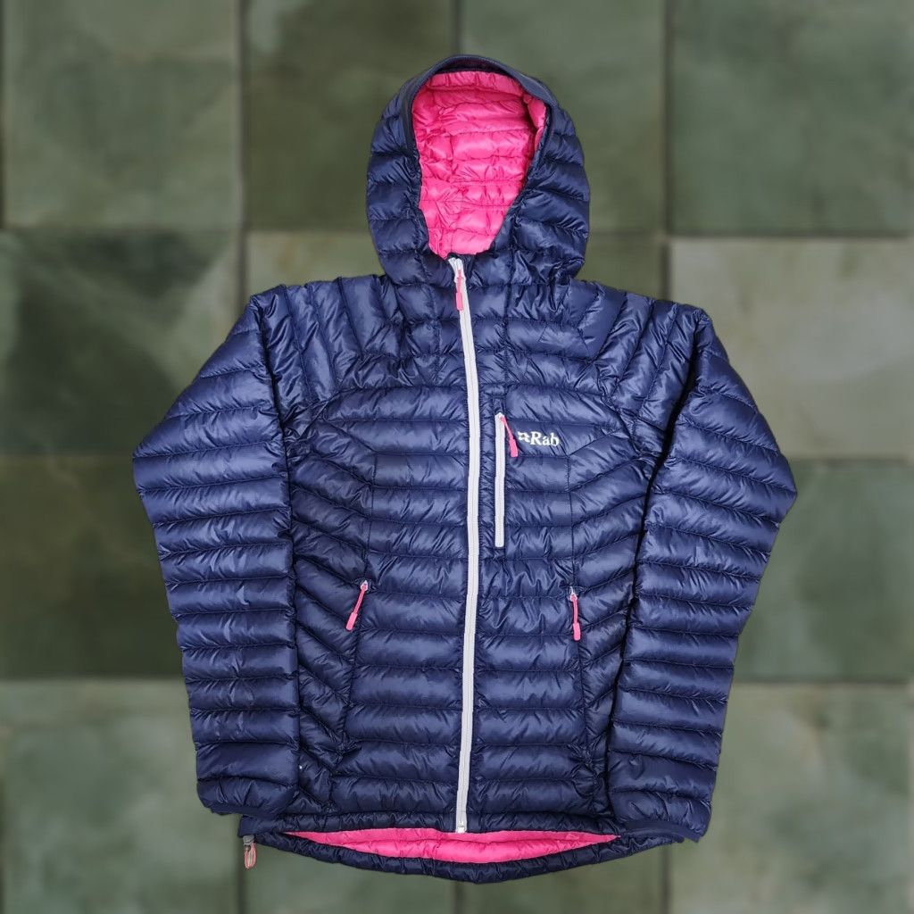 Rab RAB Microlight Alpine Down Puffer Jacket Womens XS Blue Pertex ...