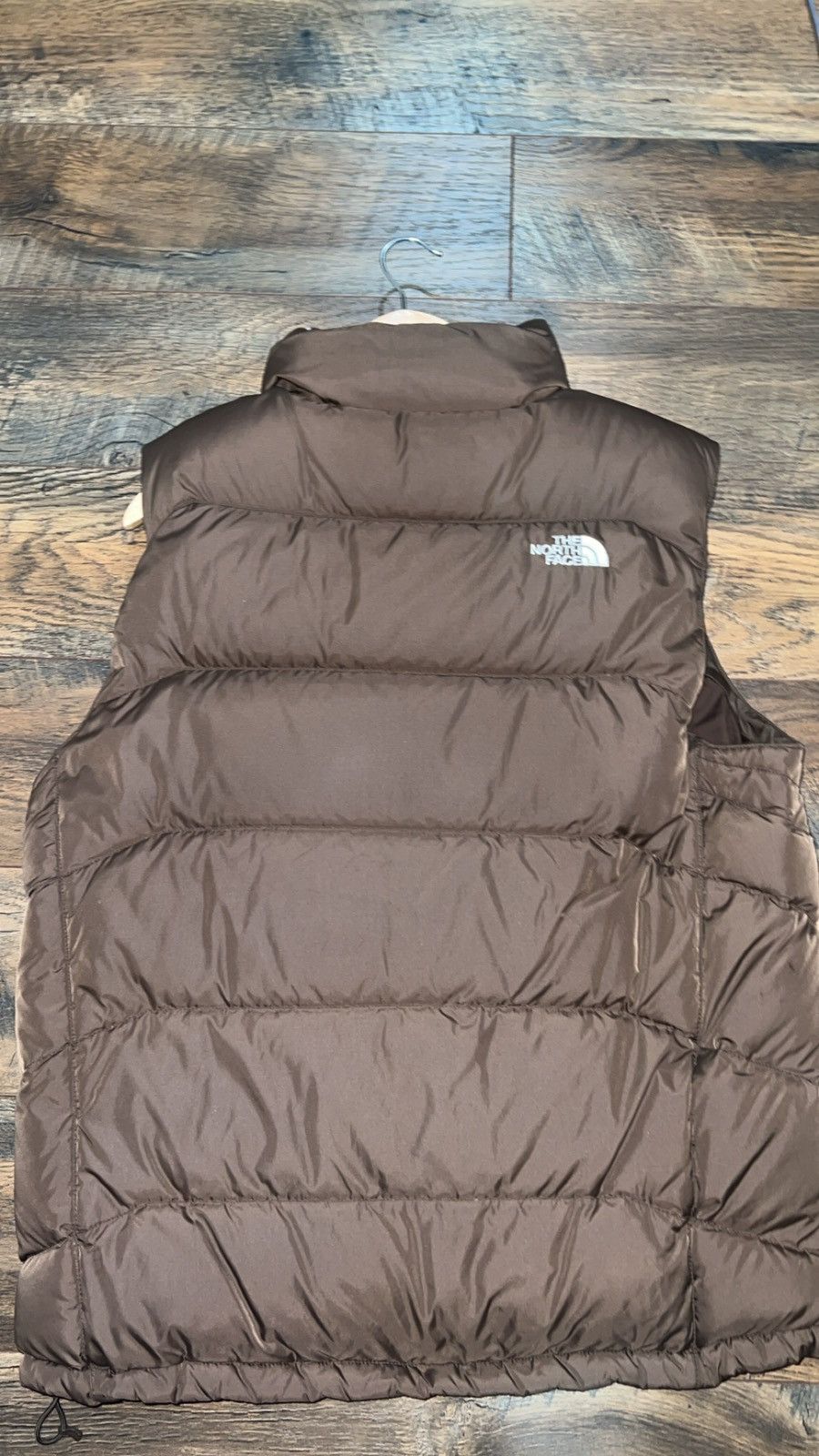 The North Face TNF Brown 550 Puffer Vest | Grailed