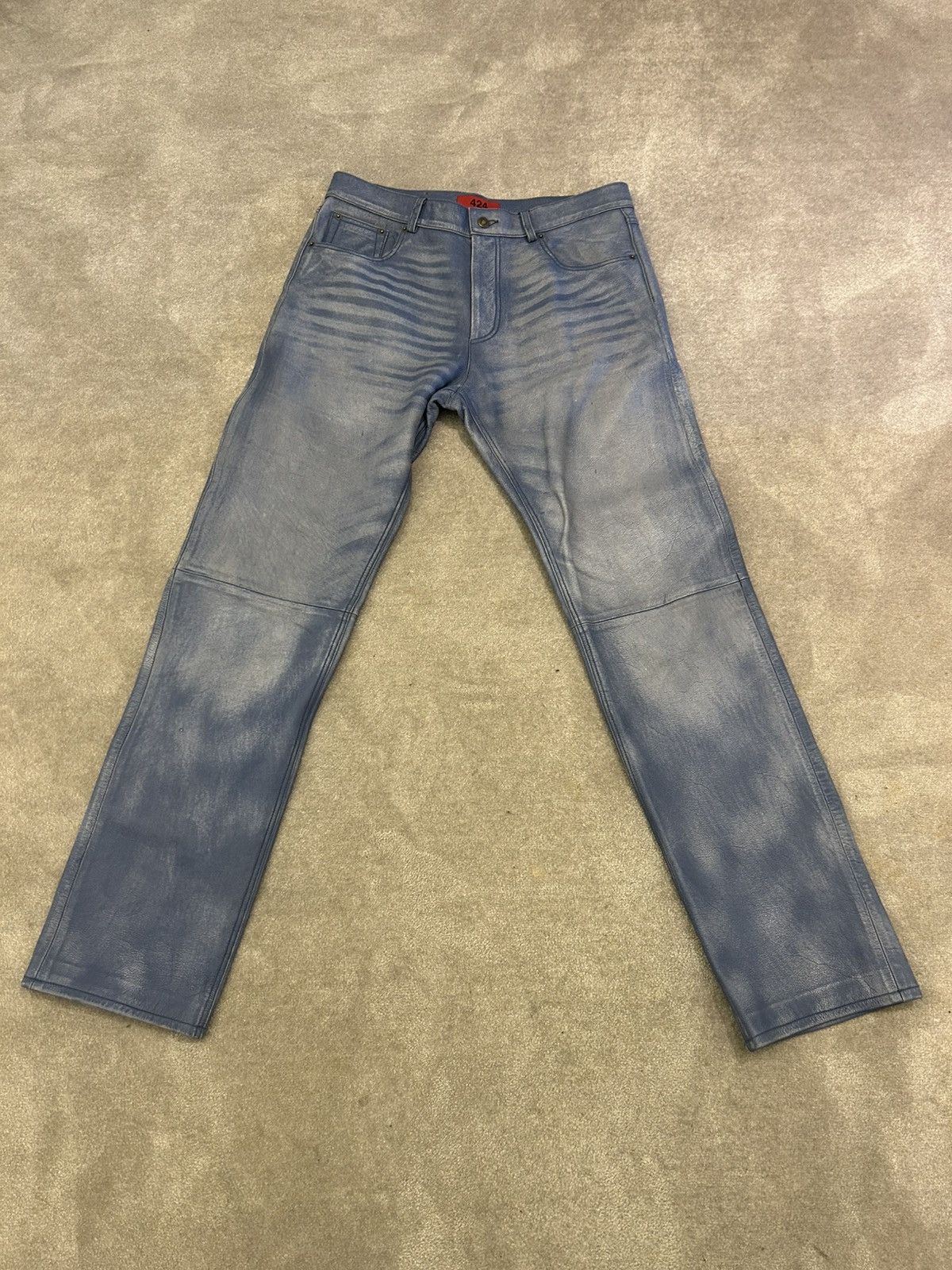 424 424 LEATHER PANTS | Grailed
