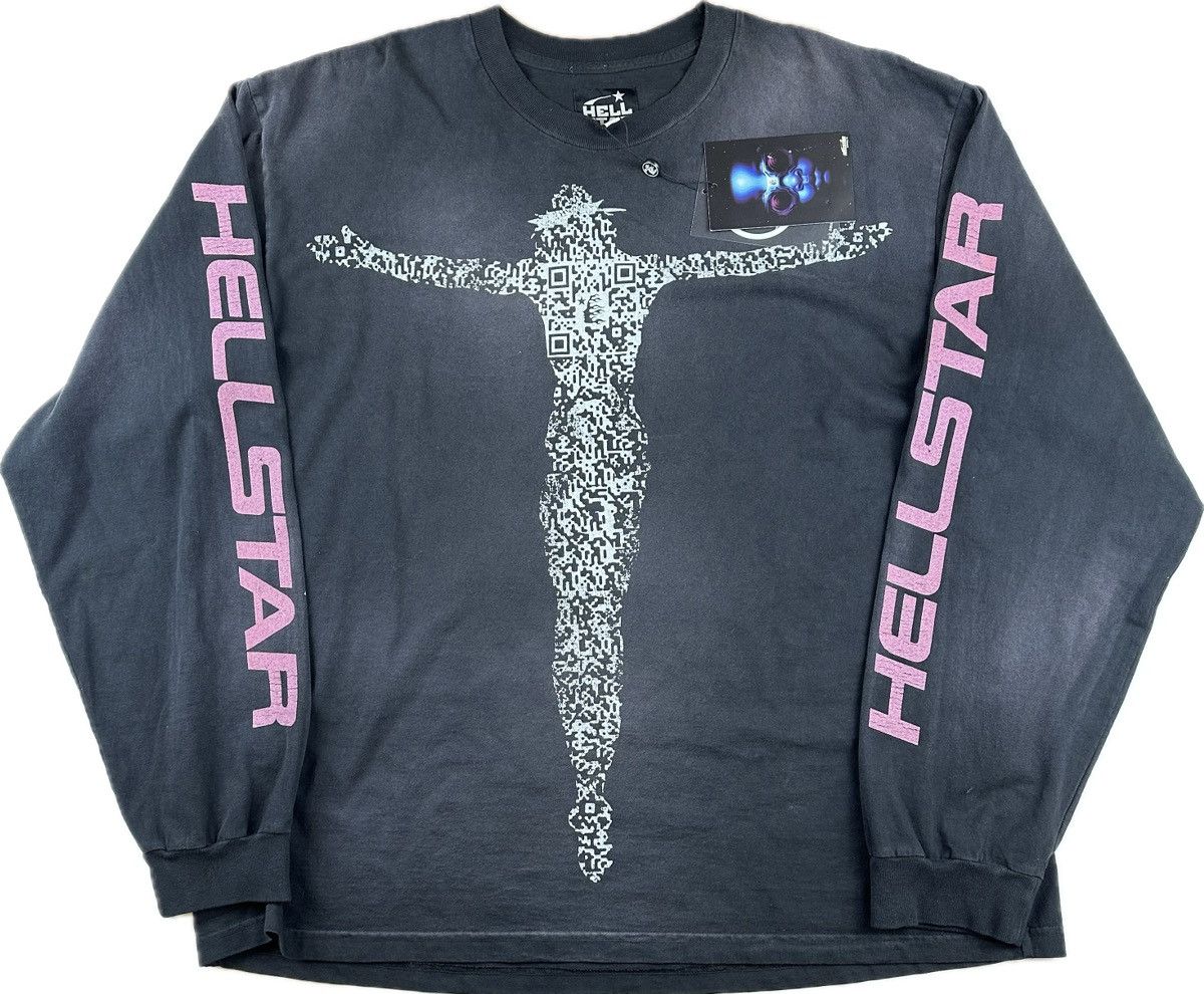 HELLSTAR Hellstar QR Code Long Sleeve T-shirt | Grailed