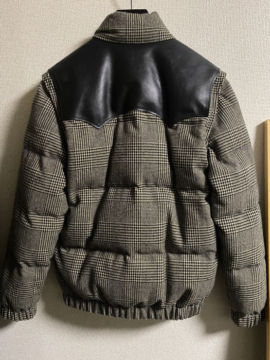 Celine celine goose down leather jacket hedi slimane | Grailed