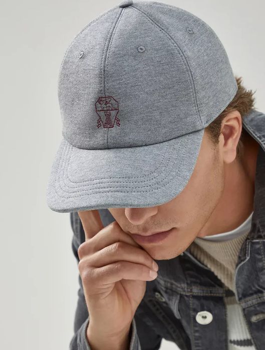 Brunello Cucinelli o1w1db11123 Cap in Grey | Grailed
