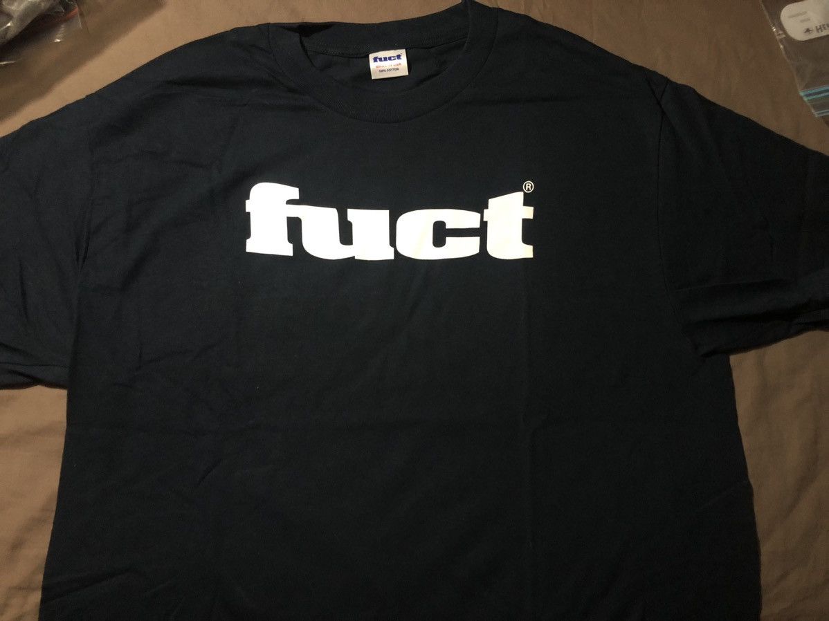 Fuct Fuct Black T-Shirt white OG Logo | Grailed