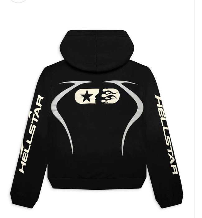 HELLSTAR Hellstar Sports Jet Black Hoodie | Grailed