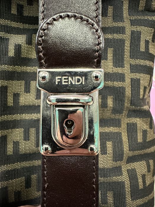 Vintage AUTHENTIC FENDI ZUCCA VANITY COSMETIC BAG | Grailed