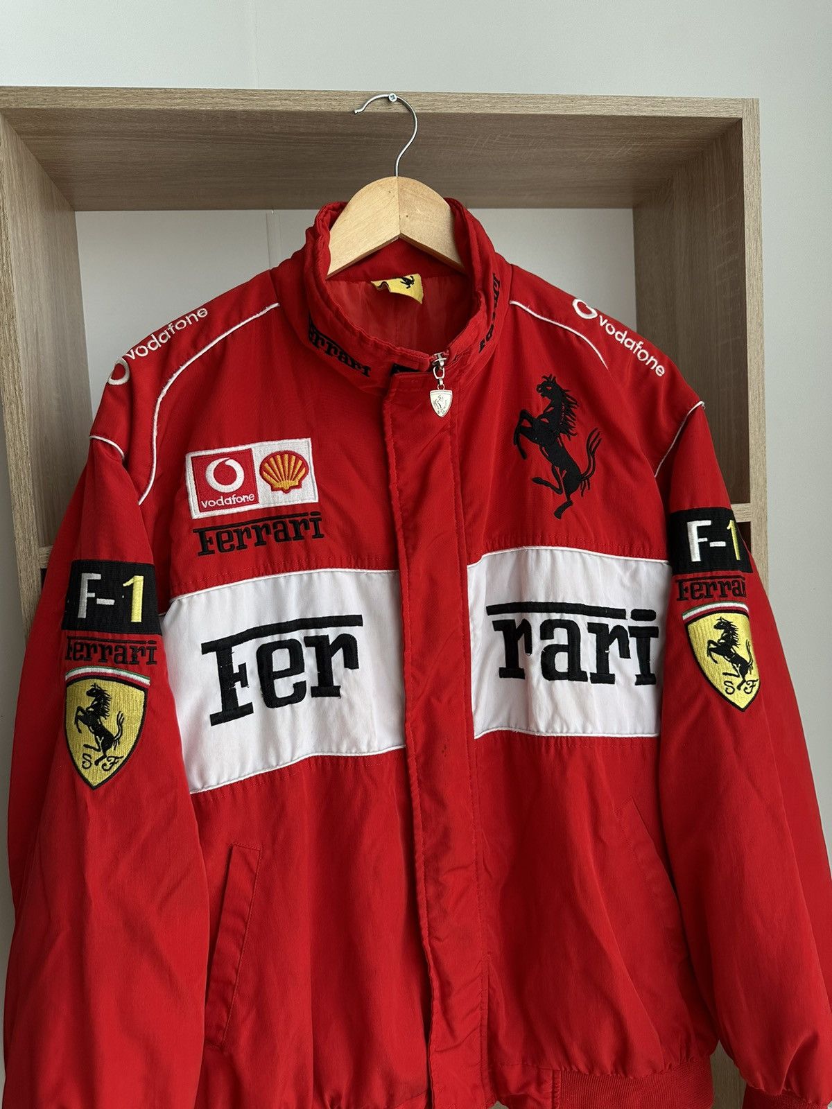 Vintage Vintage Ferrari Racing Jacket Red Formula 1 | Grailed