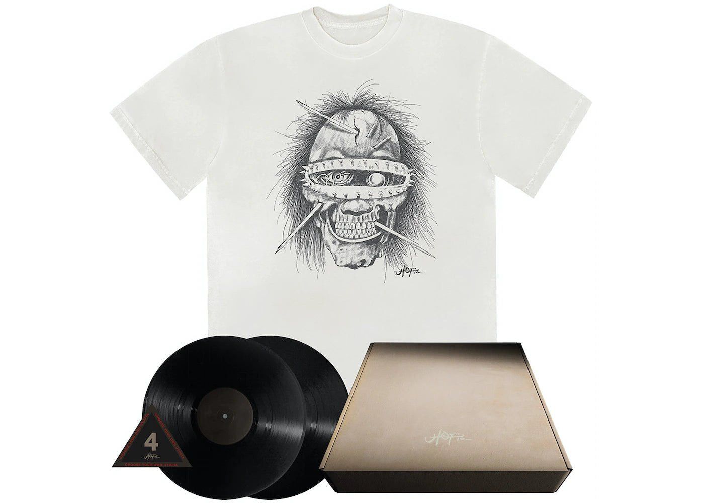 Travis Scott Travis Scott Utopia C4 Box Set Pack White | Grailed