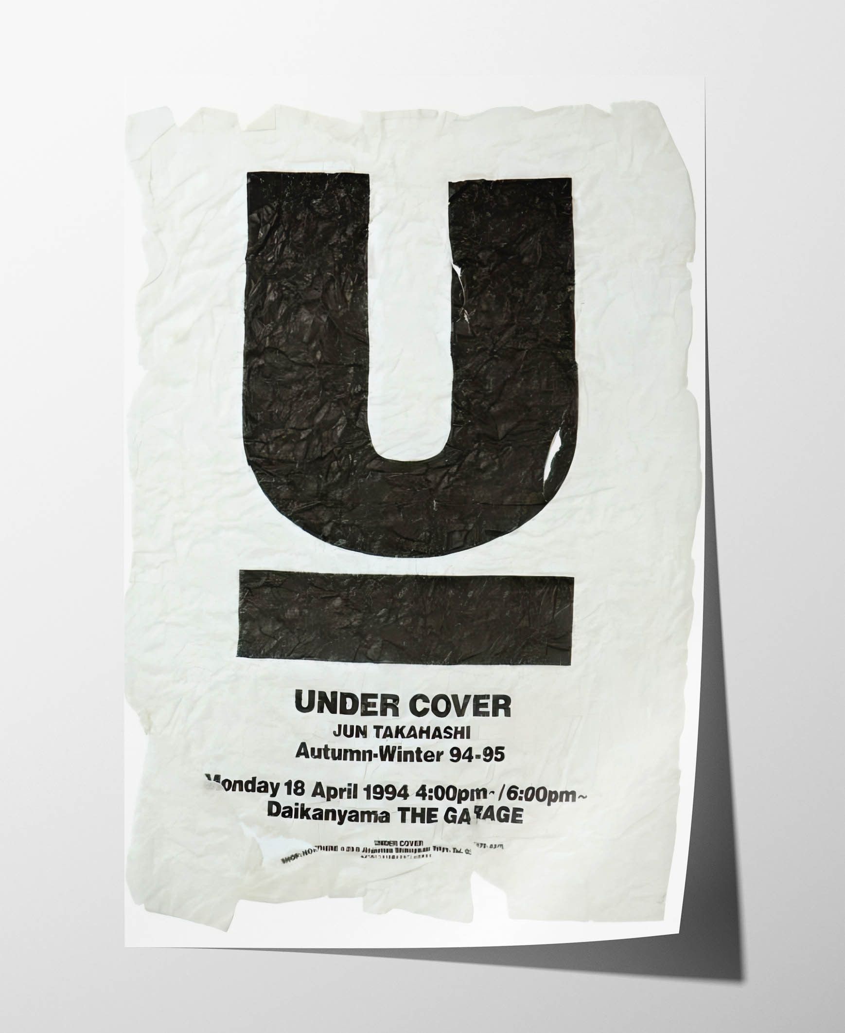 Undercover Undercover Poster Gift Vintage Archive Art Book Logo | Grailed