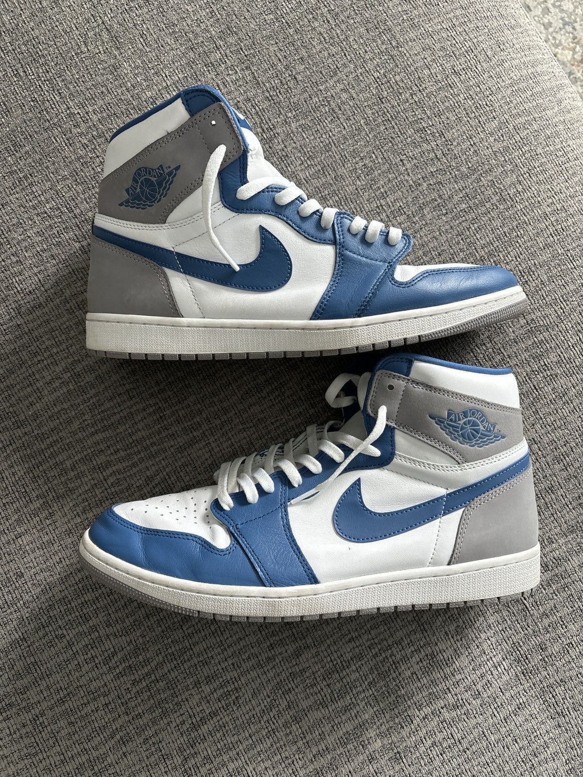 Jordan Brand × Nike Air Jordan 1 High - True Blue | Grailed