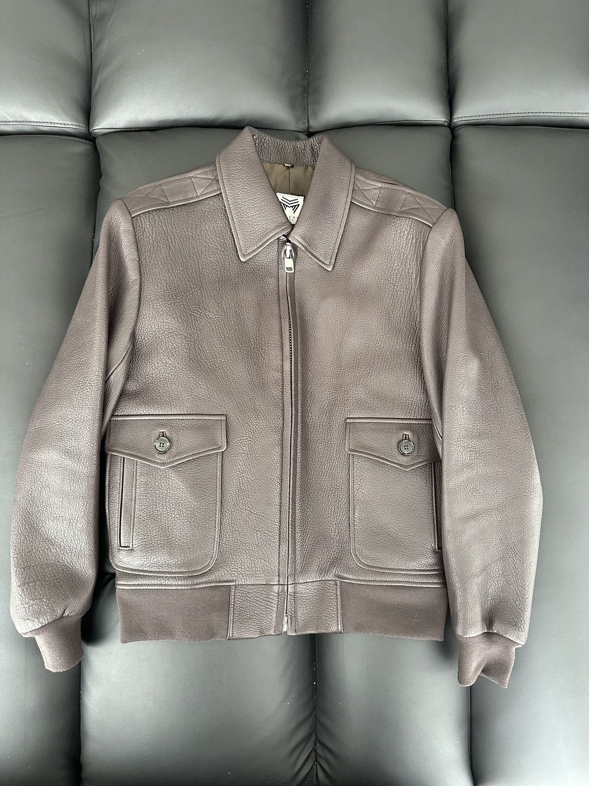 Falcon Garments A2 Bomber Leather Jacket (Goatskin) | Grailed