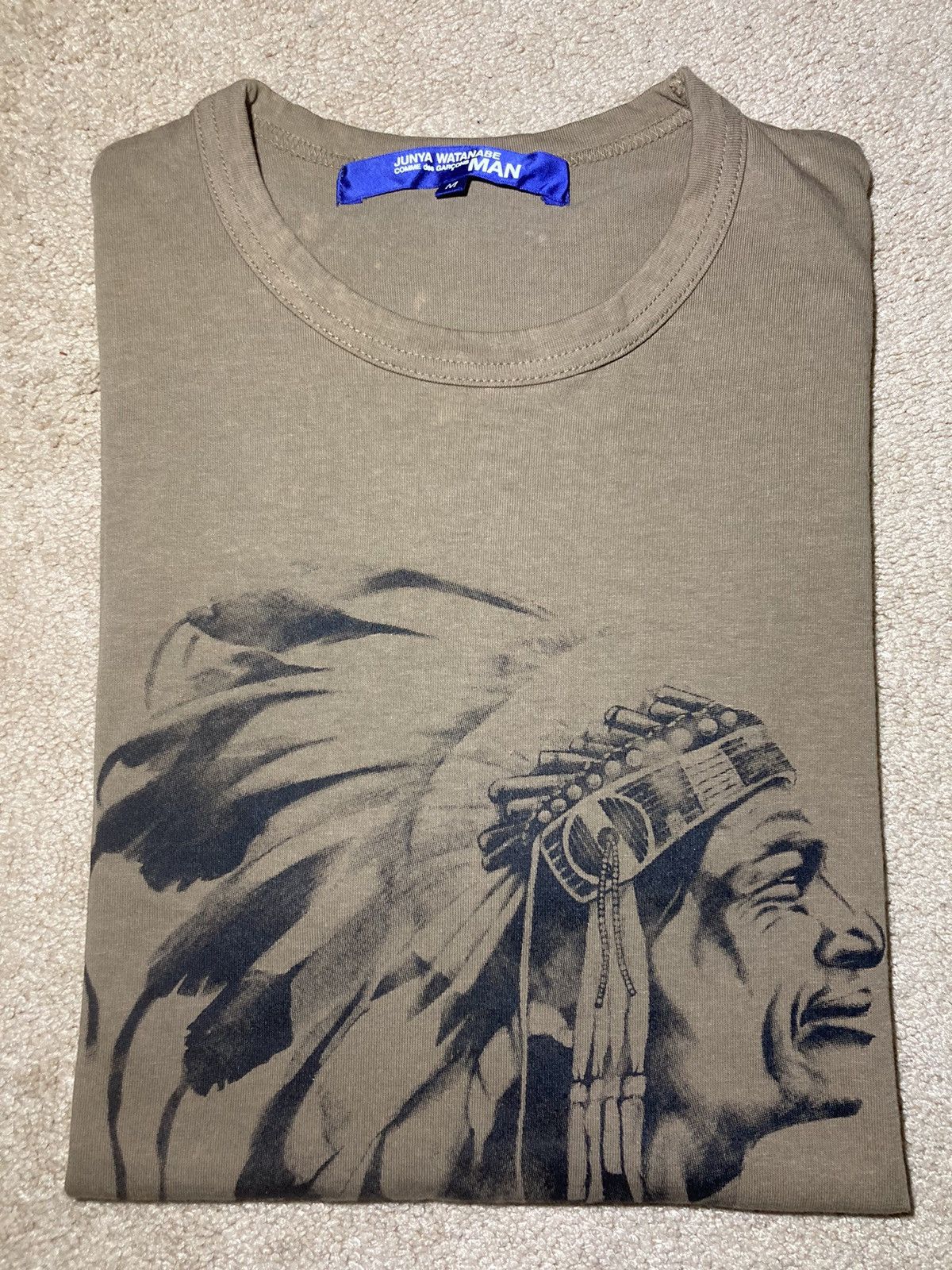 Junya Watanabe FW03 Junya Watanabe Man Indian Chief Graphic Tan 2003 ...