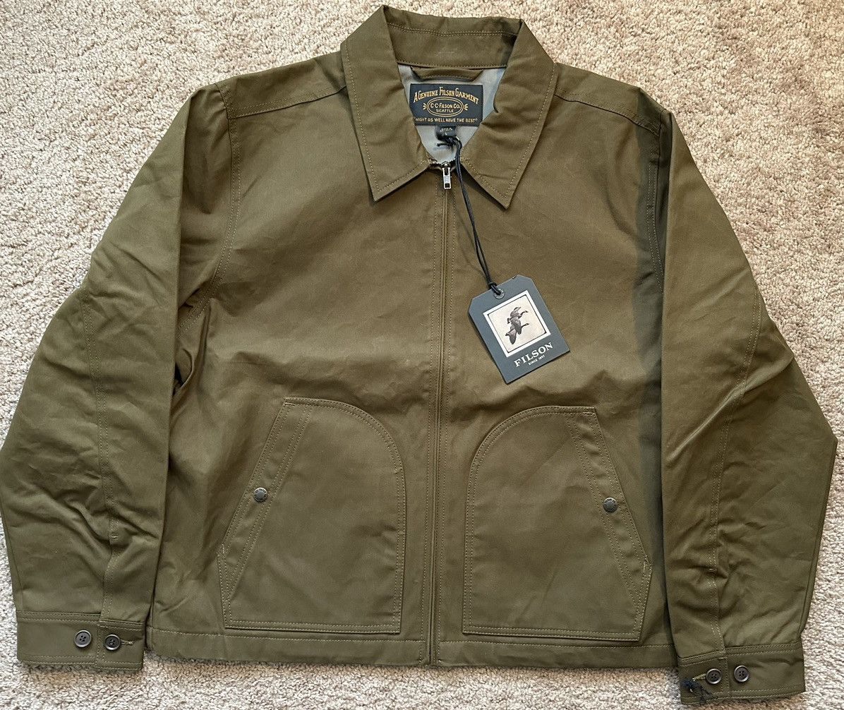 Filson Filson Ranger Crewman Jacket Dry Waxed OD XXL | Grailed