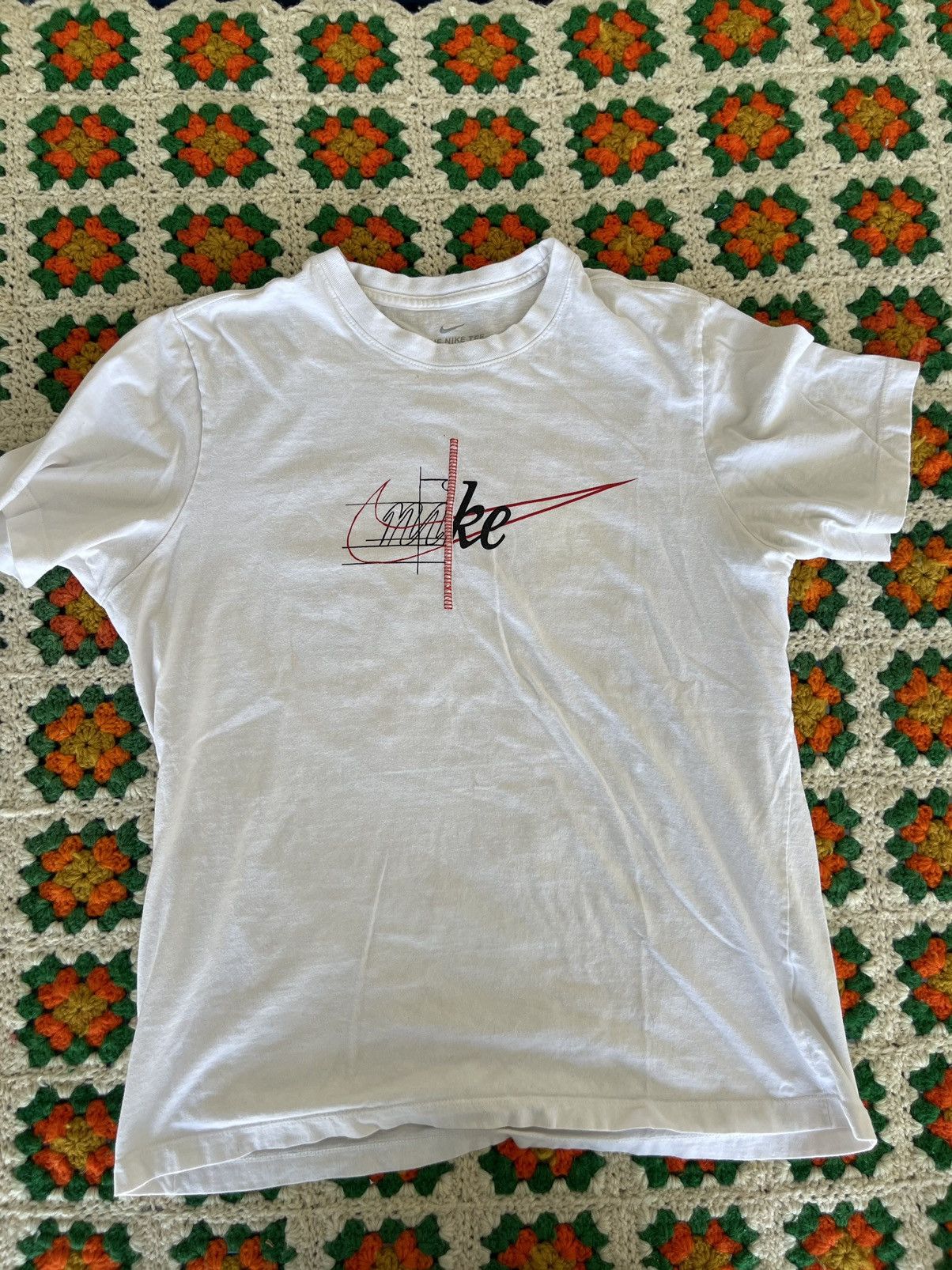 Nike Nike split logo embroidered cdg style | Grailed
