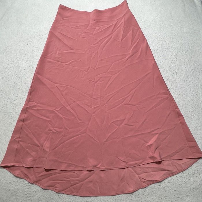 Zara Zara Women's Medium Light Pink A-Line Skirt Side Zipper | Grailed