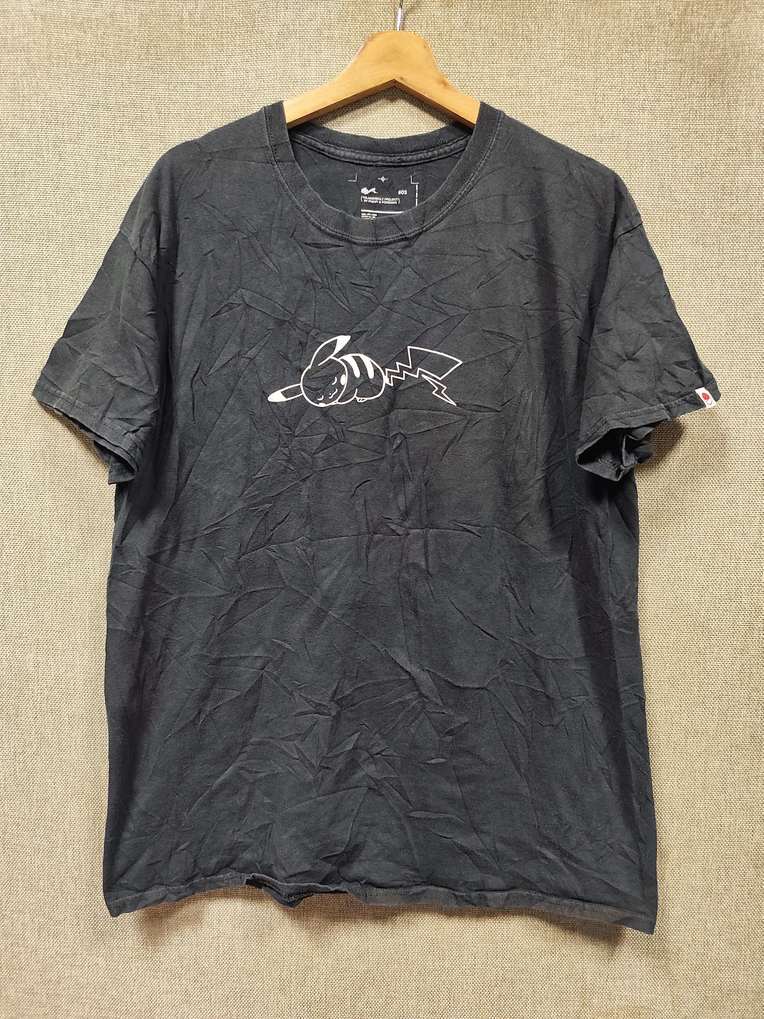 Fragment Design × Pokemon T Shirt Thunderbolt Project Pokemon x ...