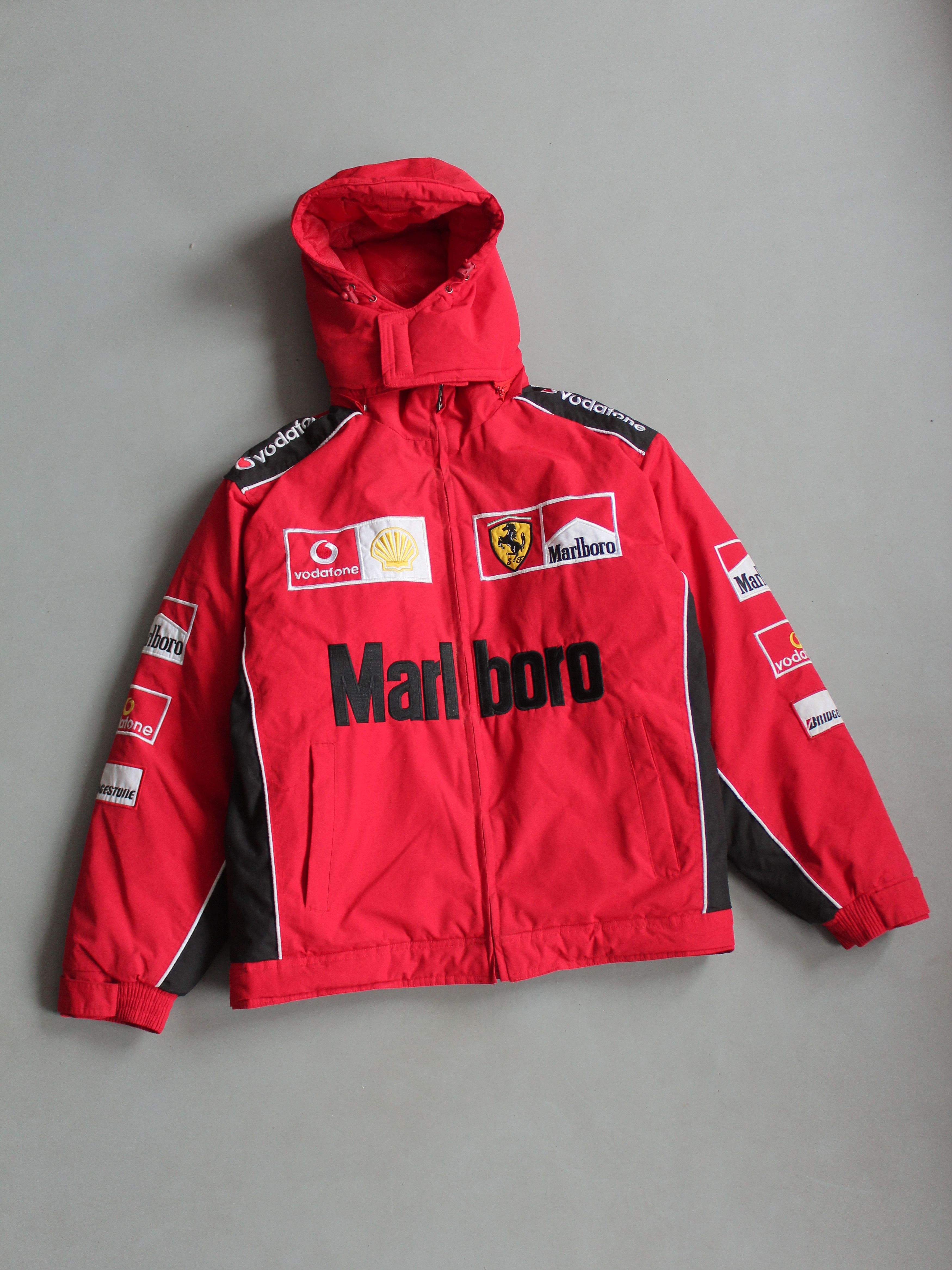 Ferrari × Marlboro Ferrari Marlboro Jacket Vintage Racing bridgestone ...