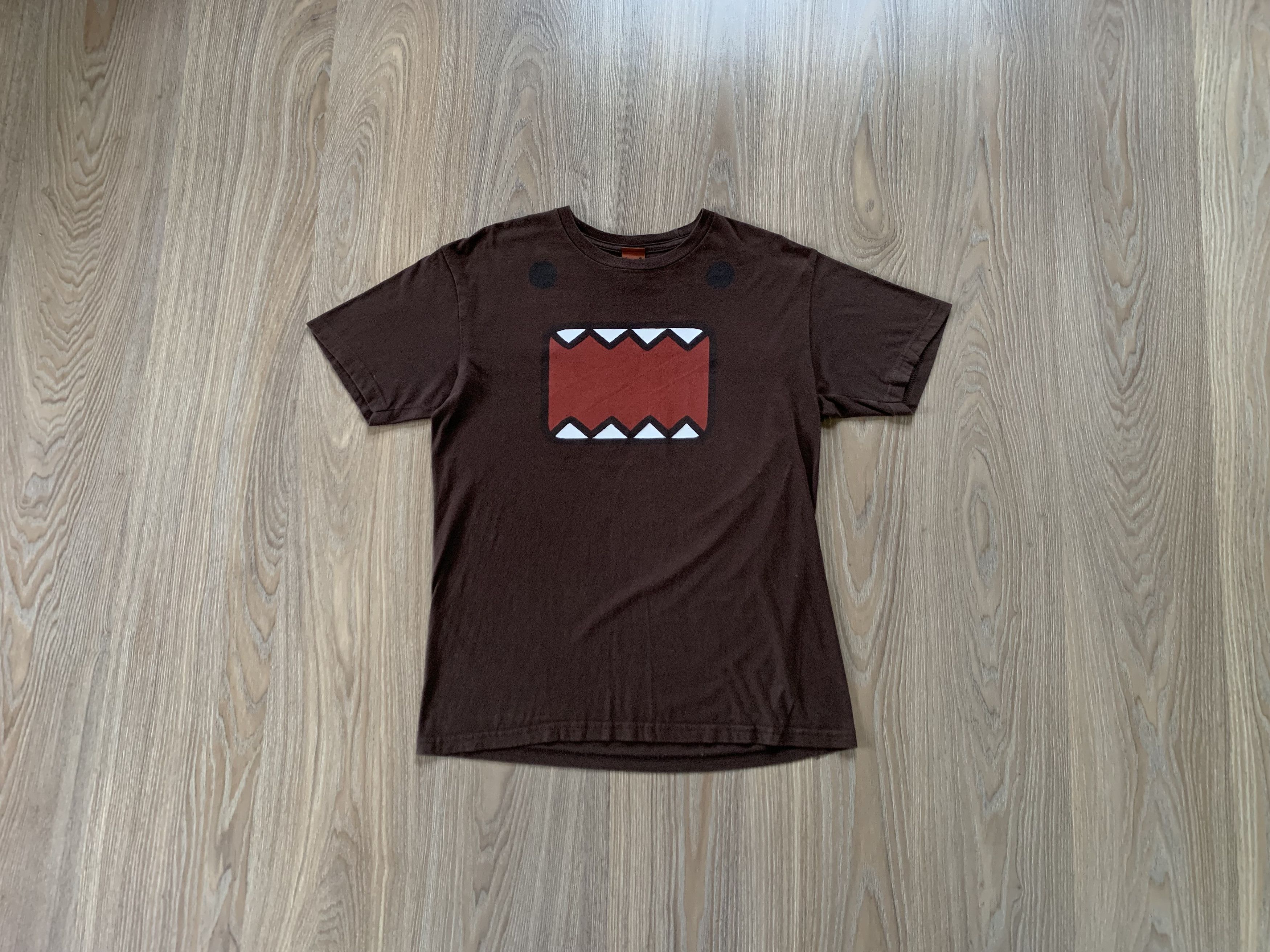 Vintage 2011 Domo Kun NHK Tyo Big Face Tee NHK Cartoon Monster | Grailed