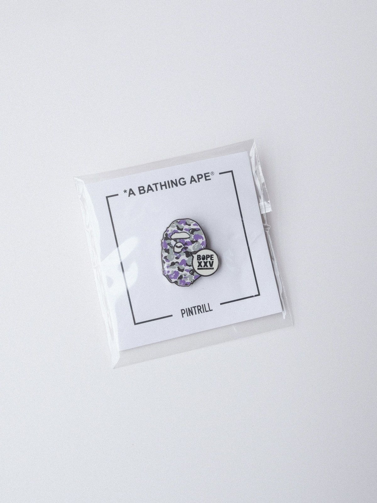 Bape A Bathing Ape BAPE XXV Pintrill New York Camo Pin | Grailed