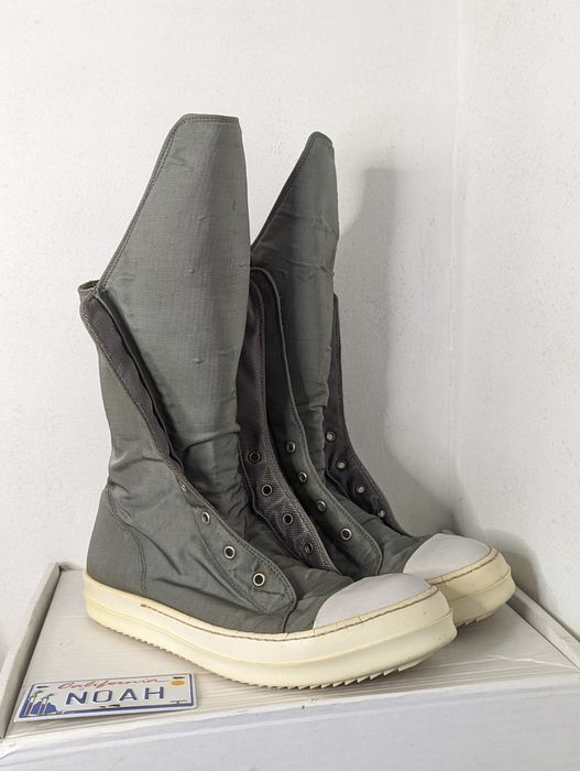 Rick Owens Rick Owens DRKSHDW Laceless Ramones Sneakers | Grailed