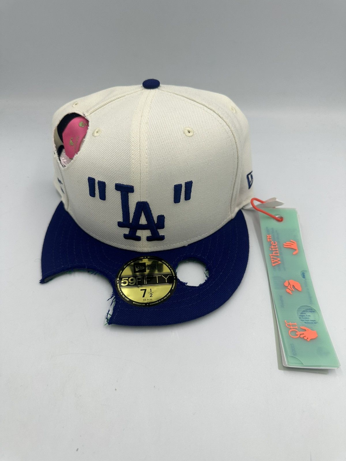 MLB × New Era × Off-White OFF-WHITE New Era LA Dodgers Fitted Hat | Grailed