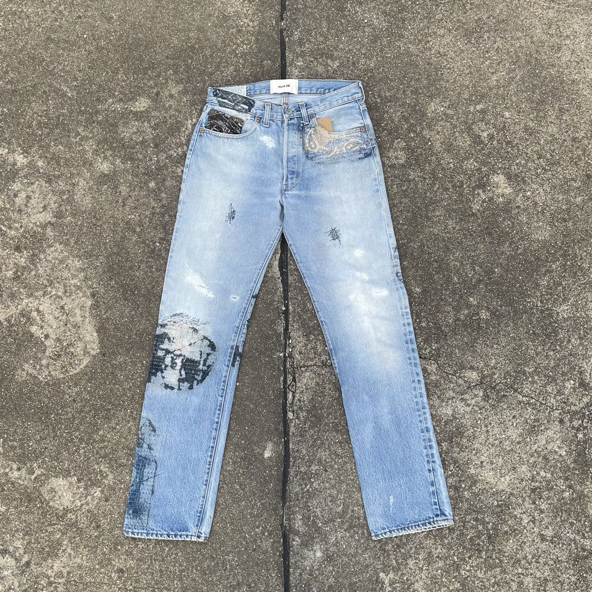 Proleta Re Art × Vuja De Vujade x proleta reart born jeans | Grailed