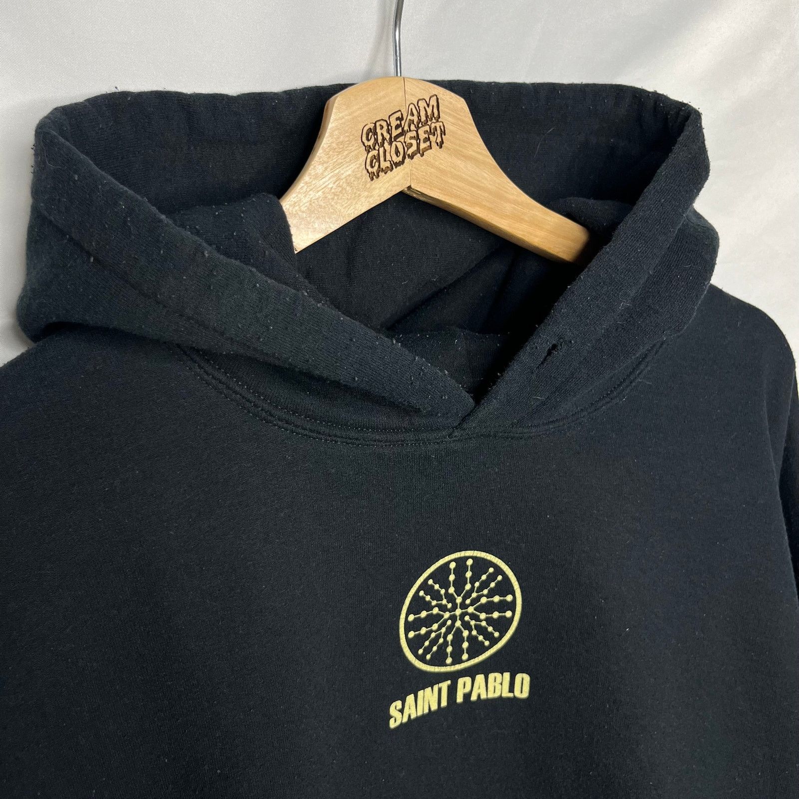 Kanye West Saint Pablo Logo Hip Hop Rap Tour Merch Hoodie | Grailed