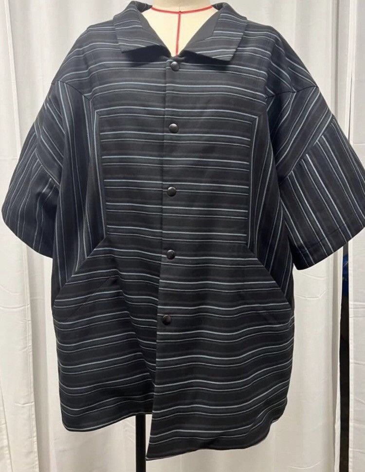 Kiko Kostadinov "KIKO KOSTADINOV 19FW Midnight striped shirt wool " | Grailed