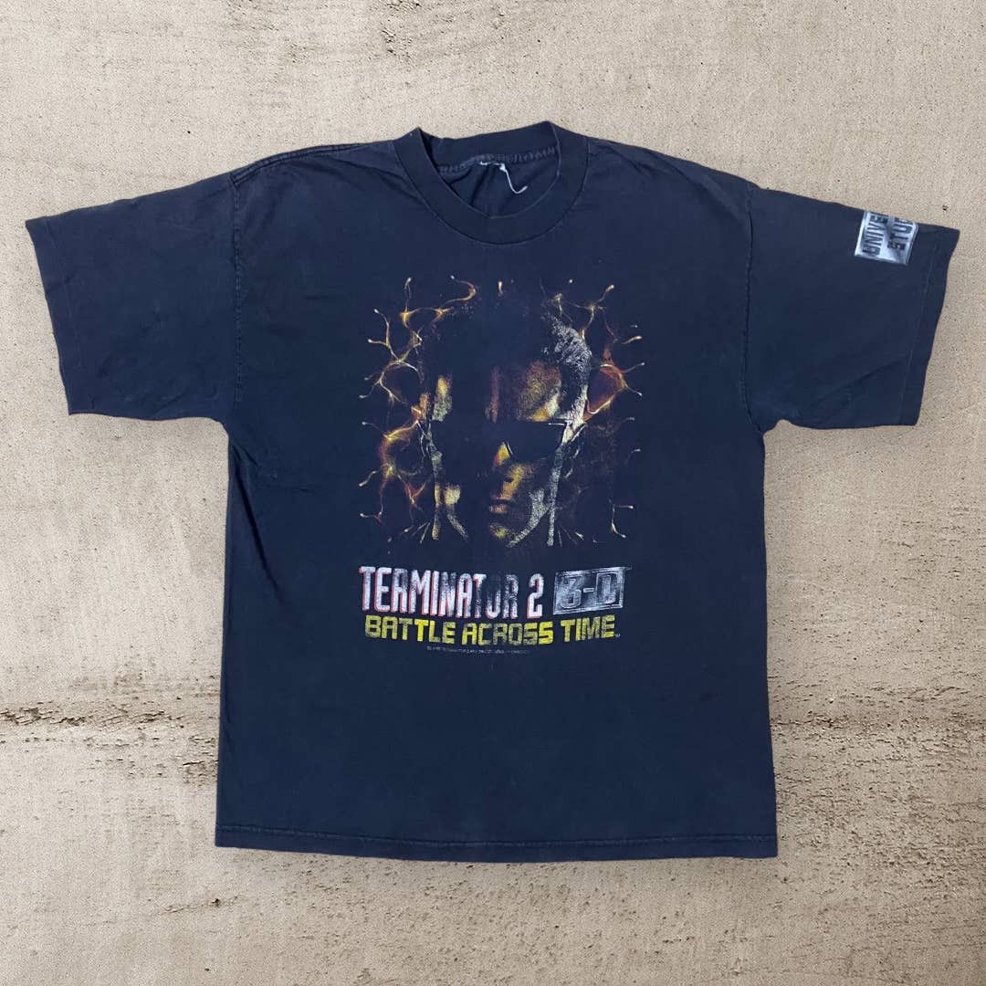 Movie × Streetwear × Universal Studios Vintage Terminator 2 T Shirt ...