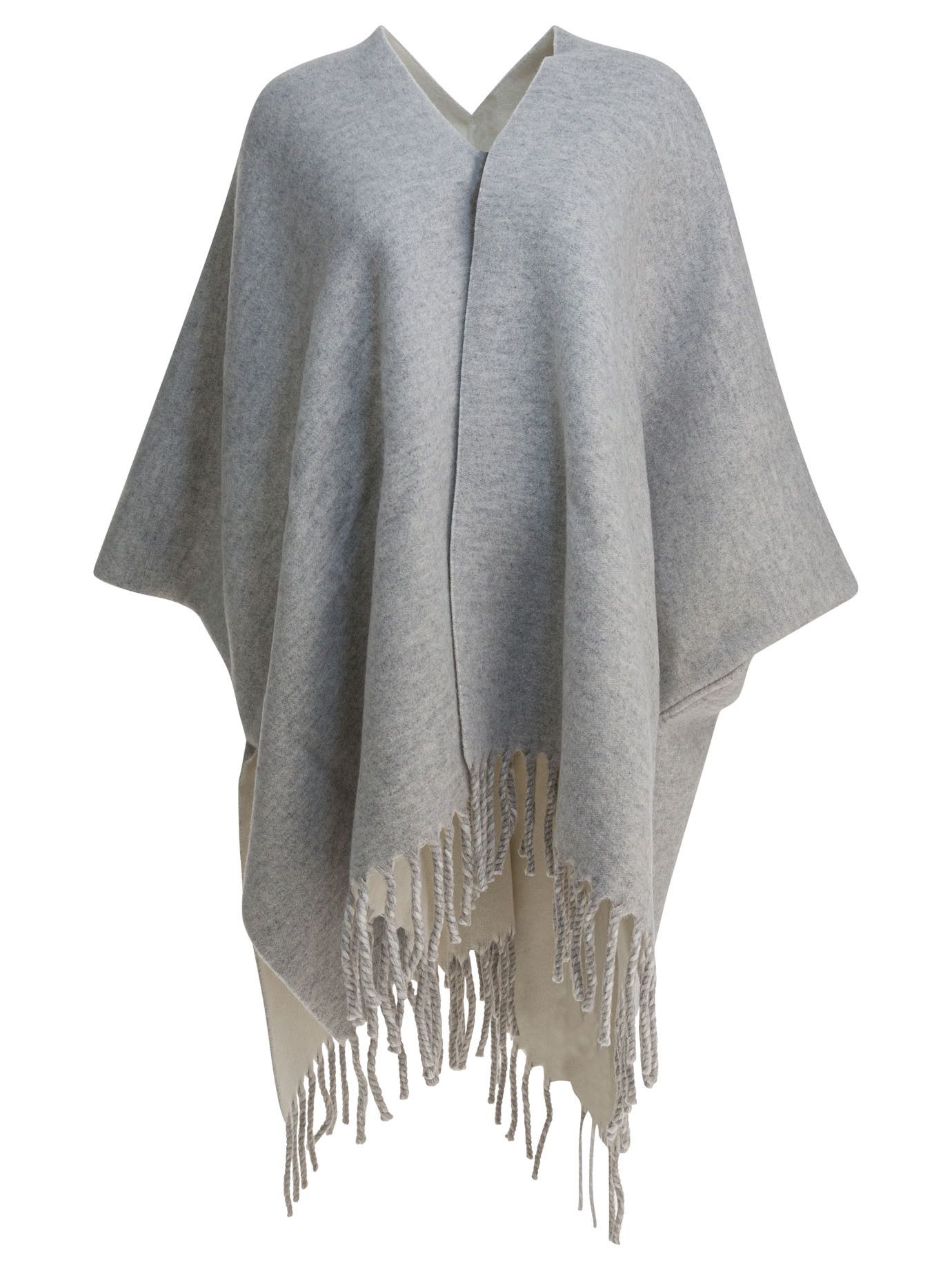 Brunello Cucinelli Brunello Cucinelli Reversible Wool And Cashmere Cape ...