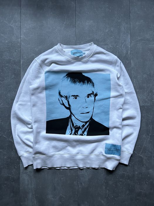 Raf Simons Calvin Klein X Raf Simons X Andy Warhol crewneck sweatshirt ...