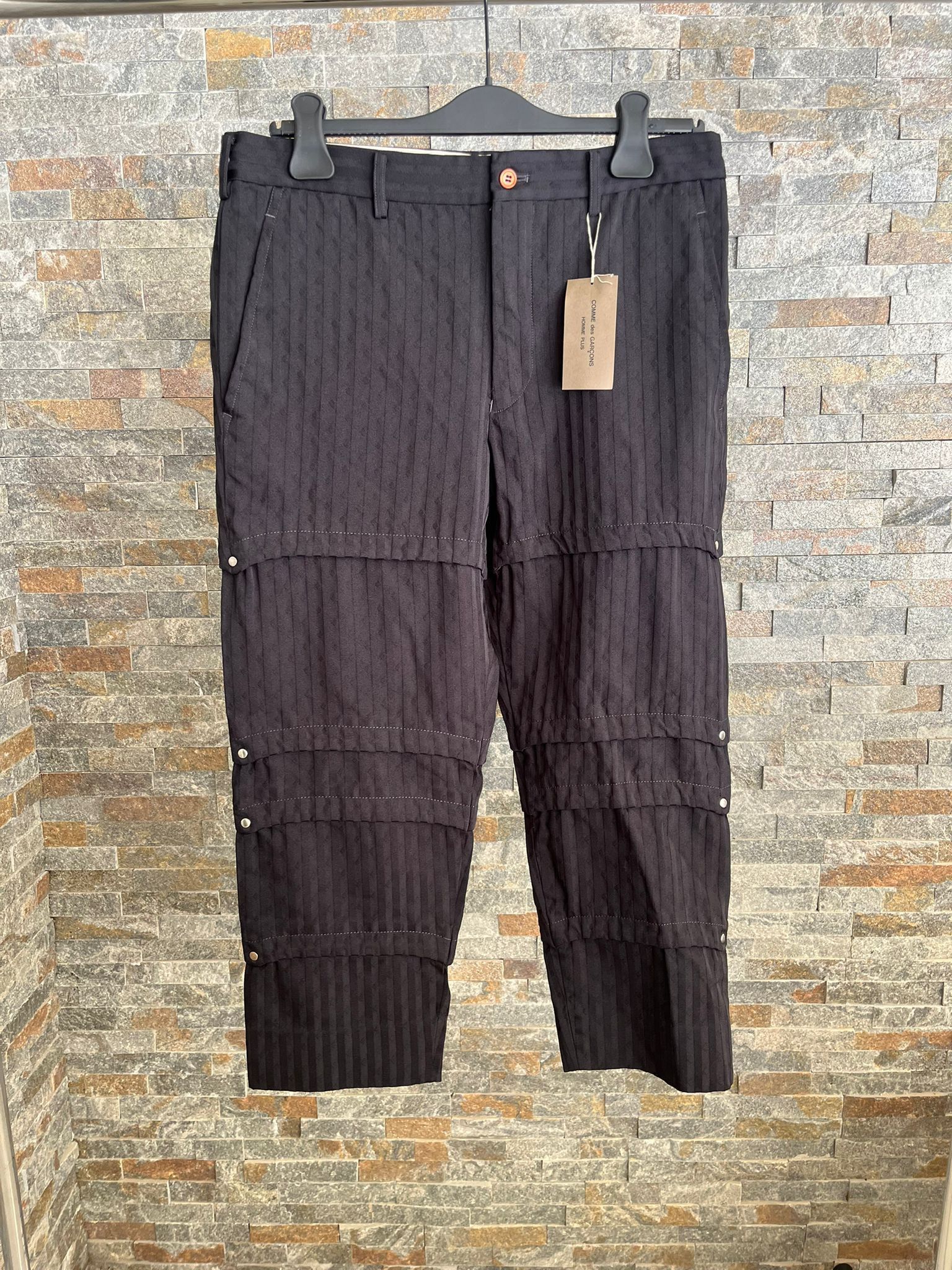 Comme des Garcons CDG Homme Plus Pants in Black | Grailed