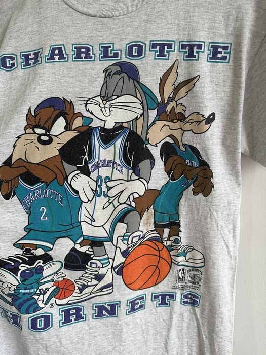 Vintage Vintage Looney Tunes Charlotte Hornets NBA 90s USA cartoon ...