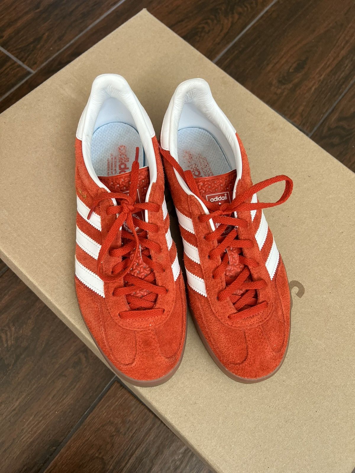 Adidas Adidas gazelle indoor blood orange | Grailed