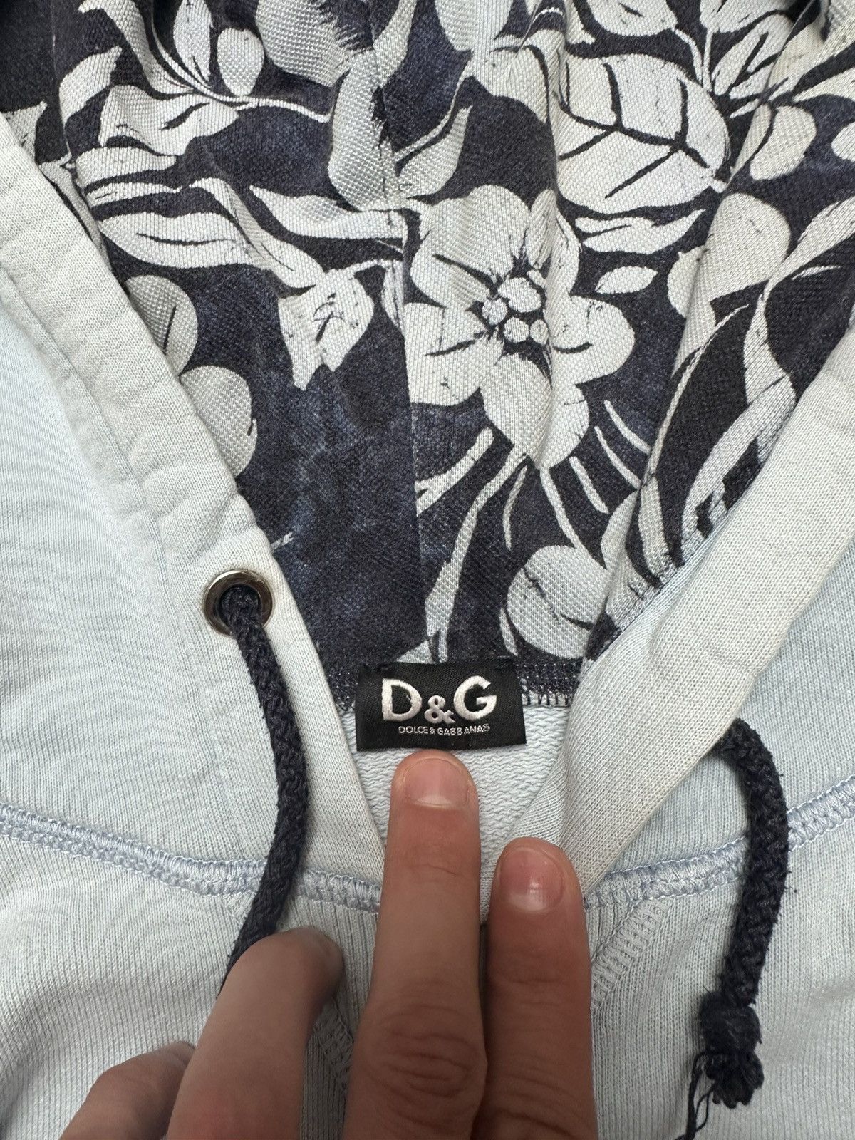 Dolce & Gabbana Vintage hoodie dolce&gabbana drill drio washed boxy 90 ...