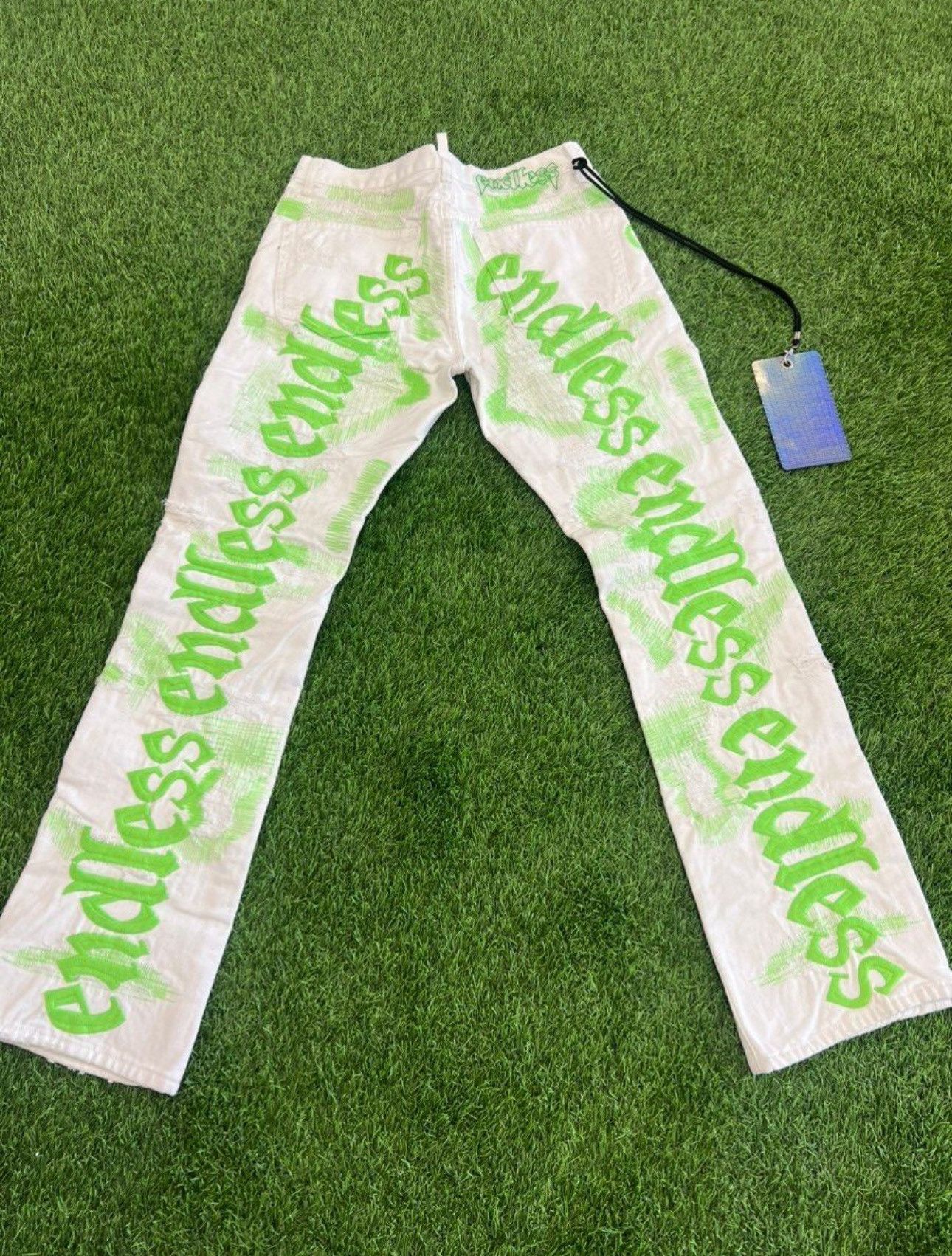 Vlone Endless Denim Brand New | Grailed