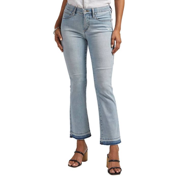 Designer JAG Eloise Mid Rise Bootcut Crop Jean In Bleach Blue | Grailed