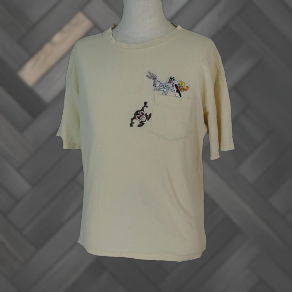 Vintage Looney Tunes Shirt Mens XL Extra Large Taz Bug Bunny Warner ...