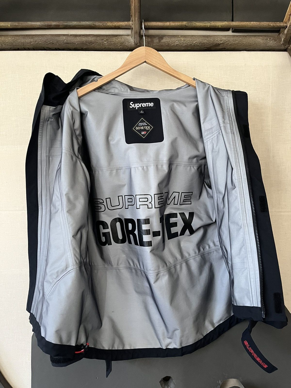 Supreme Supreme X Gore-Tex Waterproof Reflective Shell Jacket | Grailed